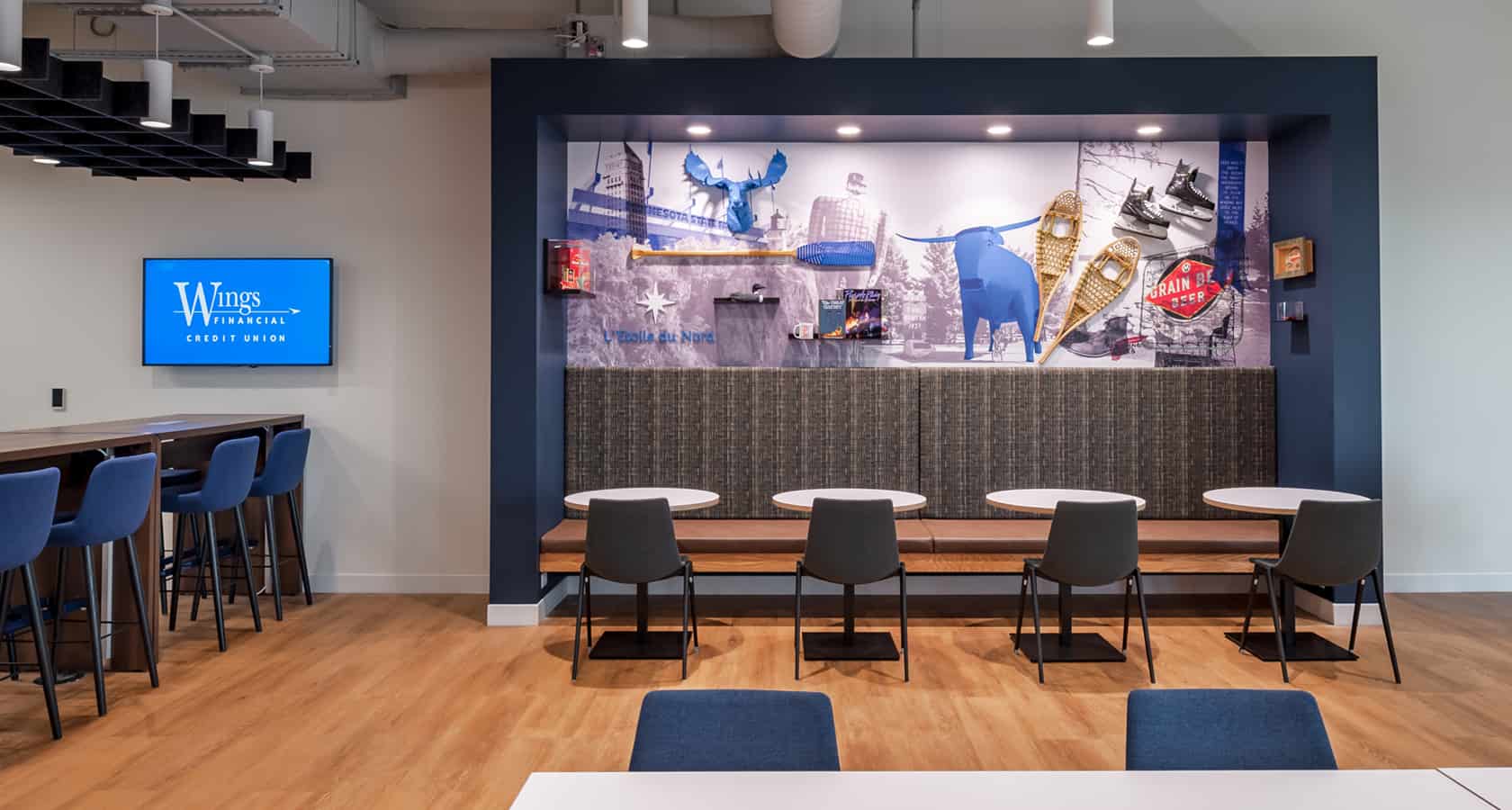 Wings Credit Union Headquarters Renovation | Pope Design Group